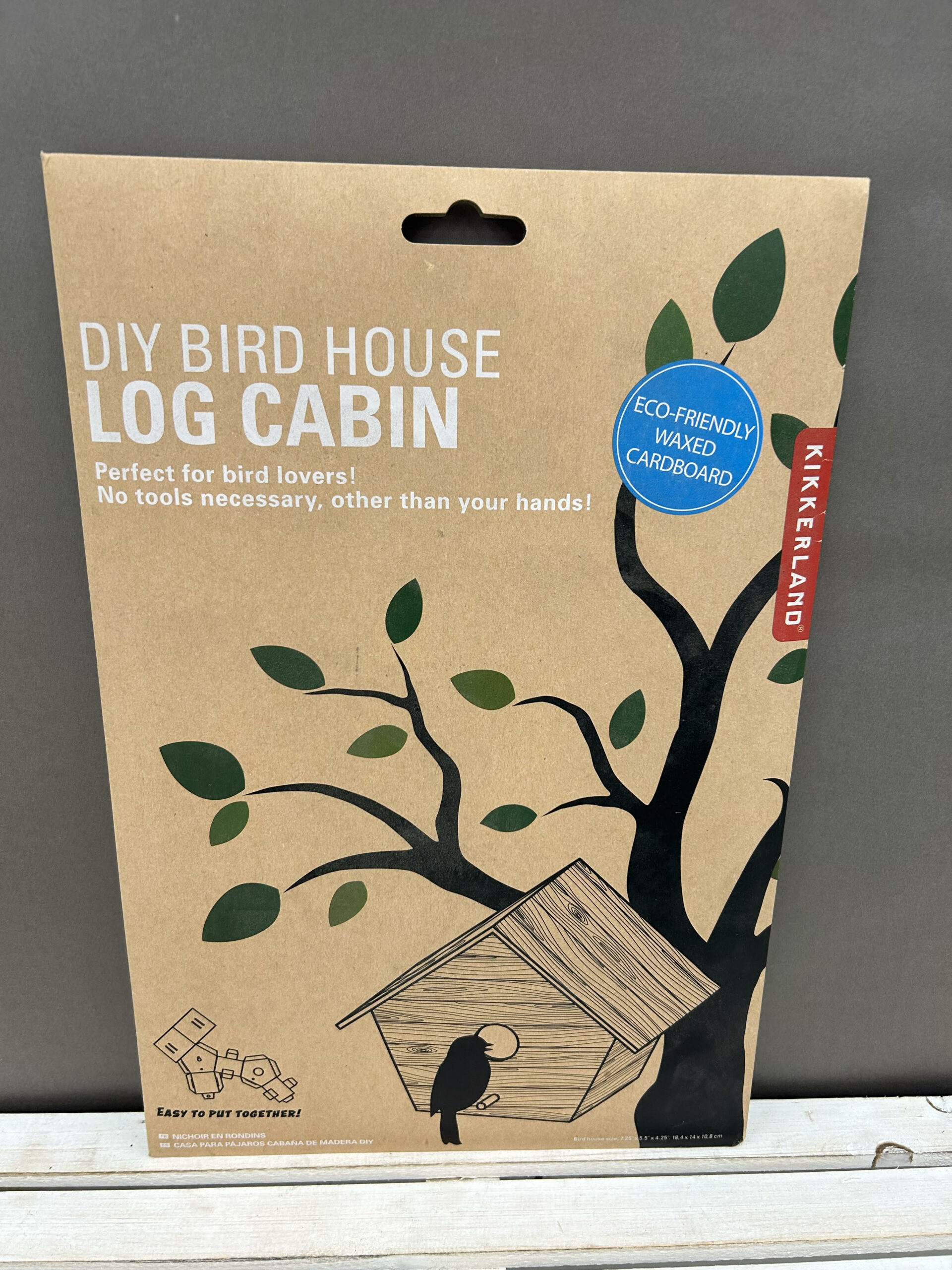Log Cabin Bird House Plans Dimensions