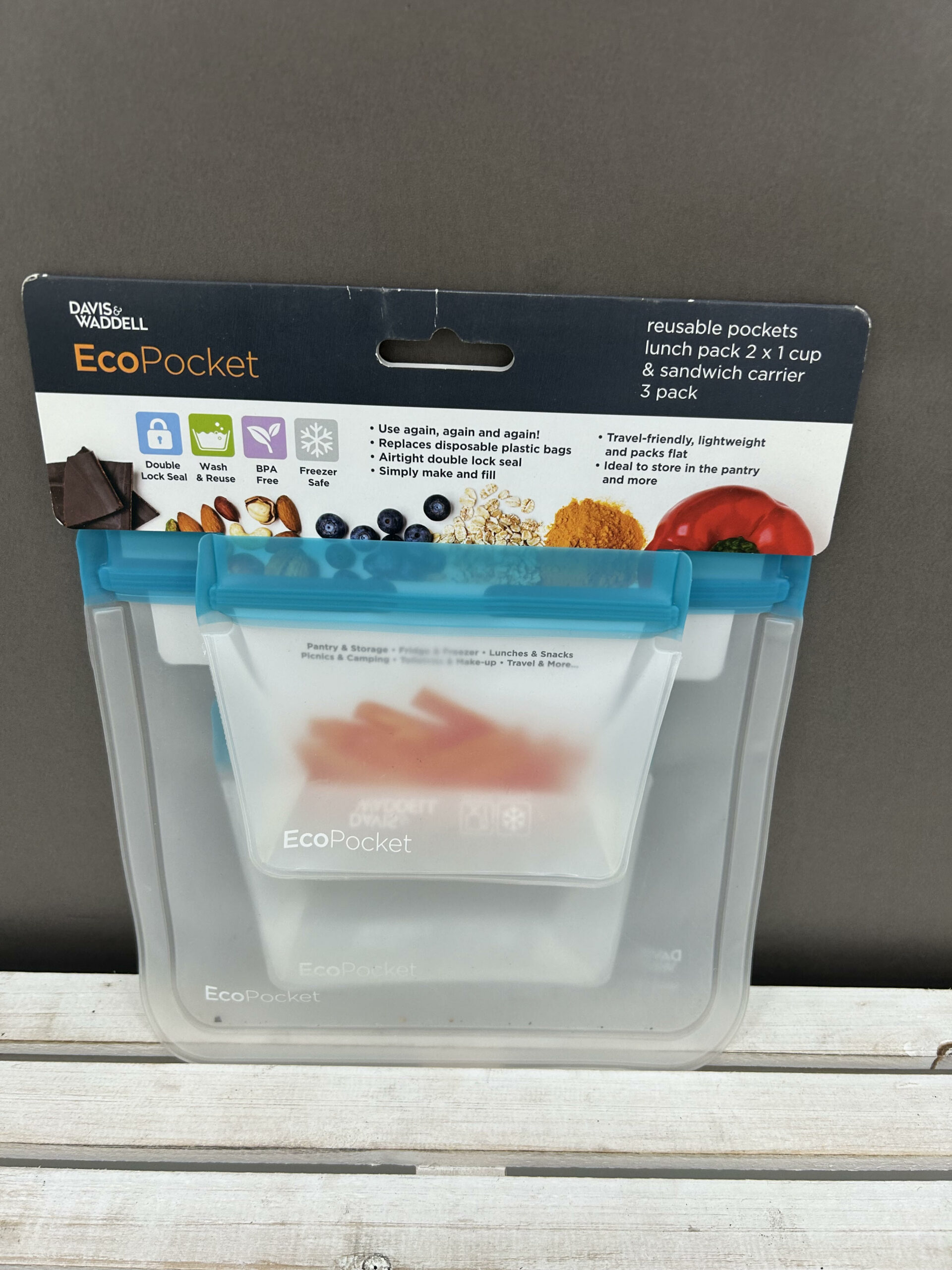 EcoPocket Reusable Pockets - 3 Pack - Campbell & Bradley Flowers