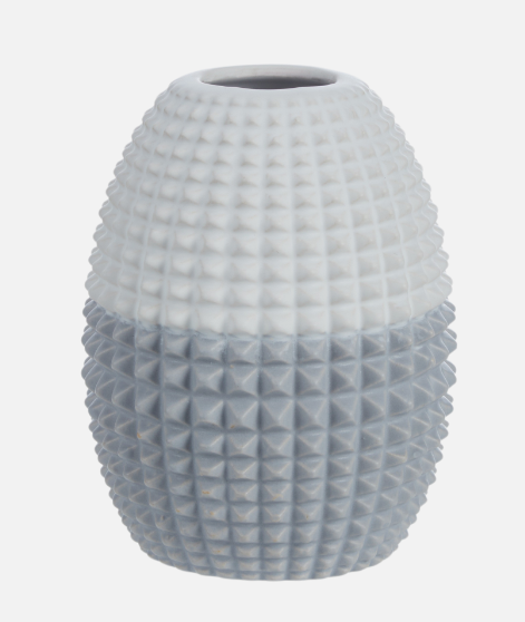 Emporium Baras Two Tone Ceramic Vase - Campbell & Bradley Flowers