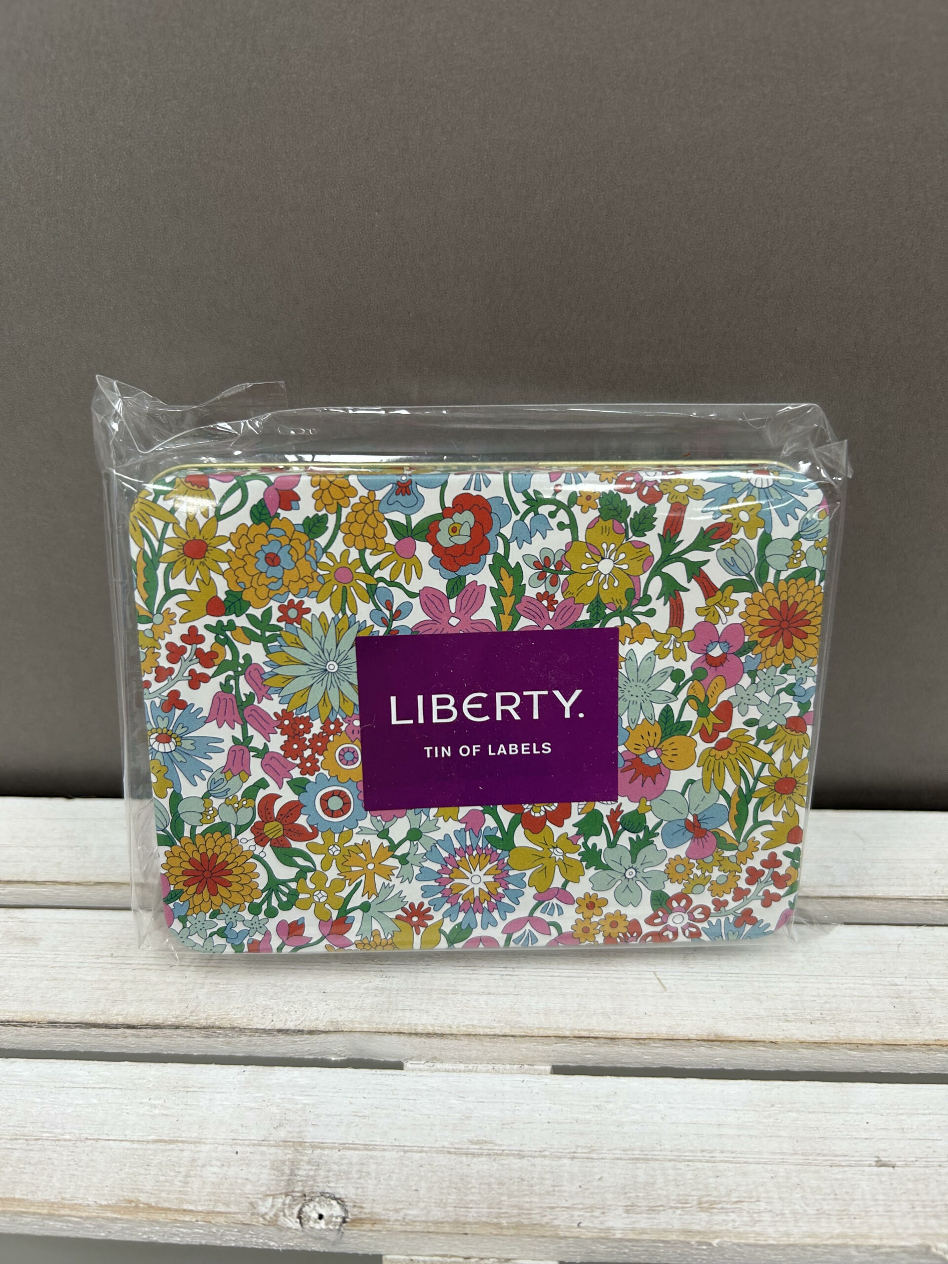 Liberty Tin of Labels - Campbell & Bradley Flowers