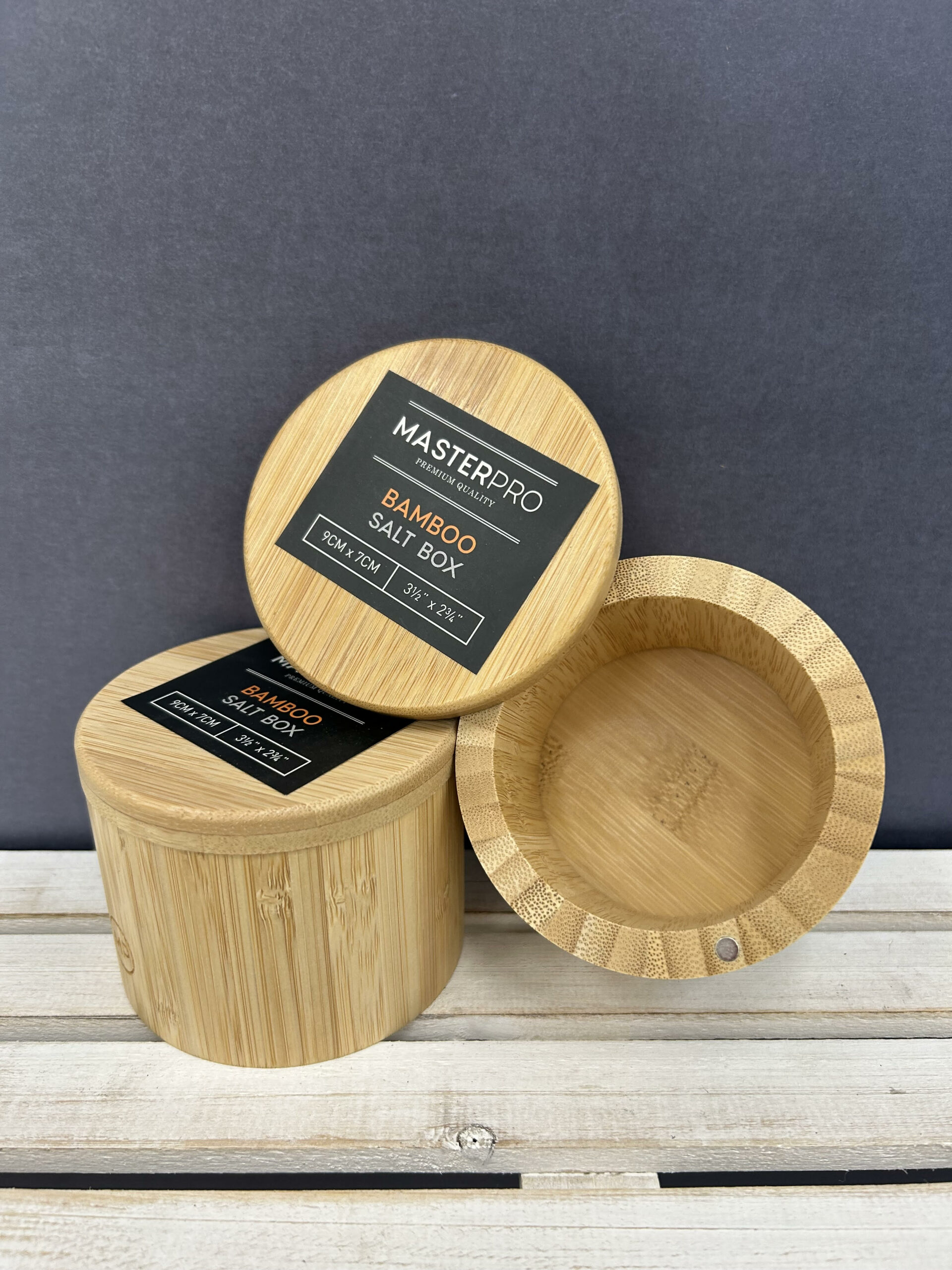 IS Salt Box with Hinge Swivel Lid - Campbell & Bradley Flowers