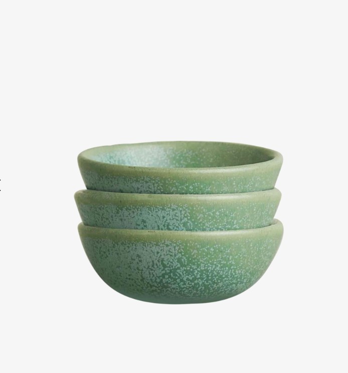 RG Condiment Bowl Set of 3 - Moss - Campbell & Bradley Flowers